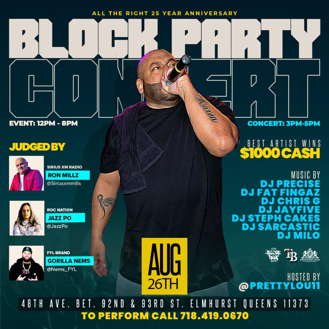 [REGISTER TO PERFORM] BLOCK PARTY CONCERT [AUG26] | Showcase King